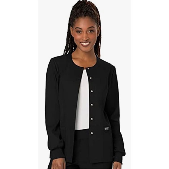 Cherokee | Jackets & Coats | Cherokee Womens Snap Front Warmup Scrub ...